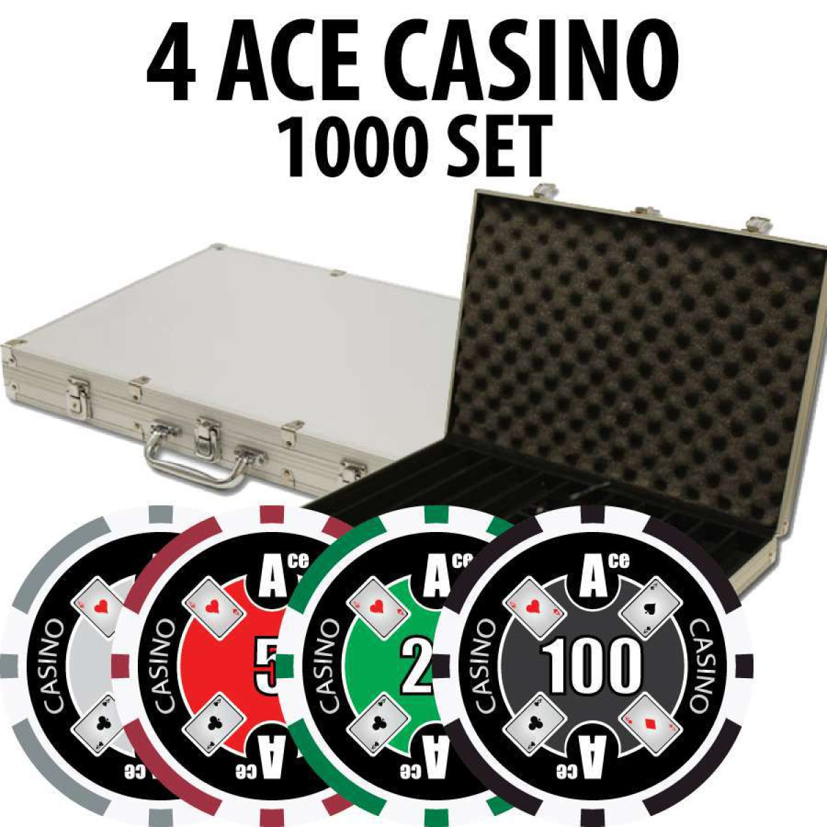 Casino Ace 14 gram poker chip set