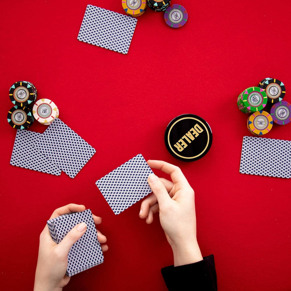 crystal poker dealer button | Poker Accessories