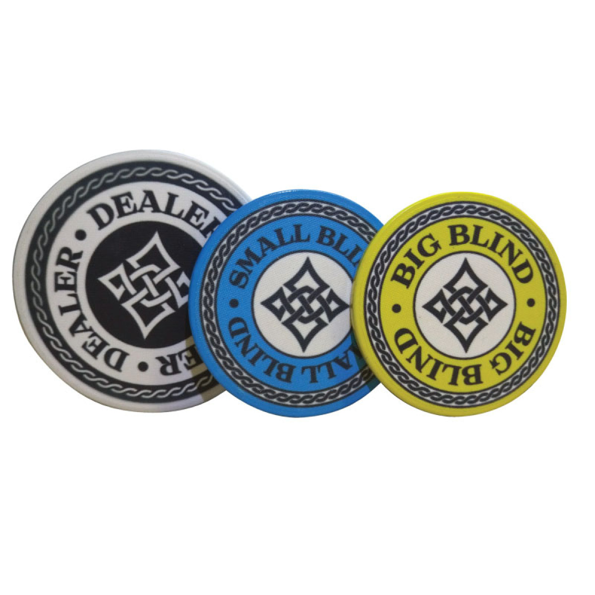 Ceramic Dealer Button | Poker Blind Buttons