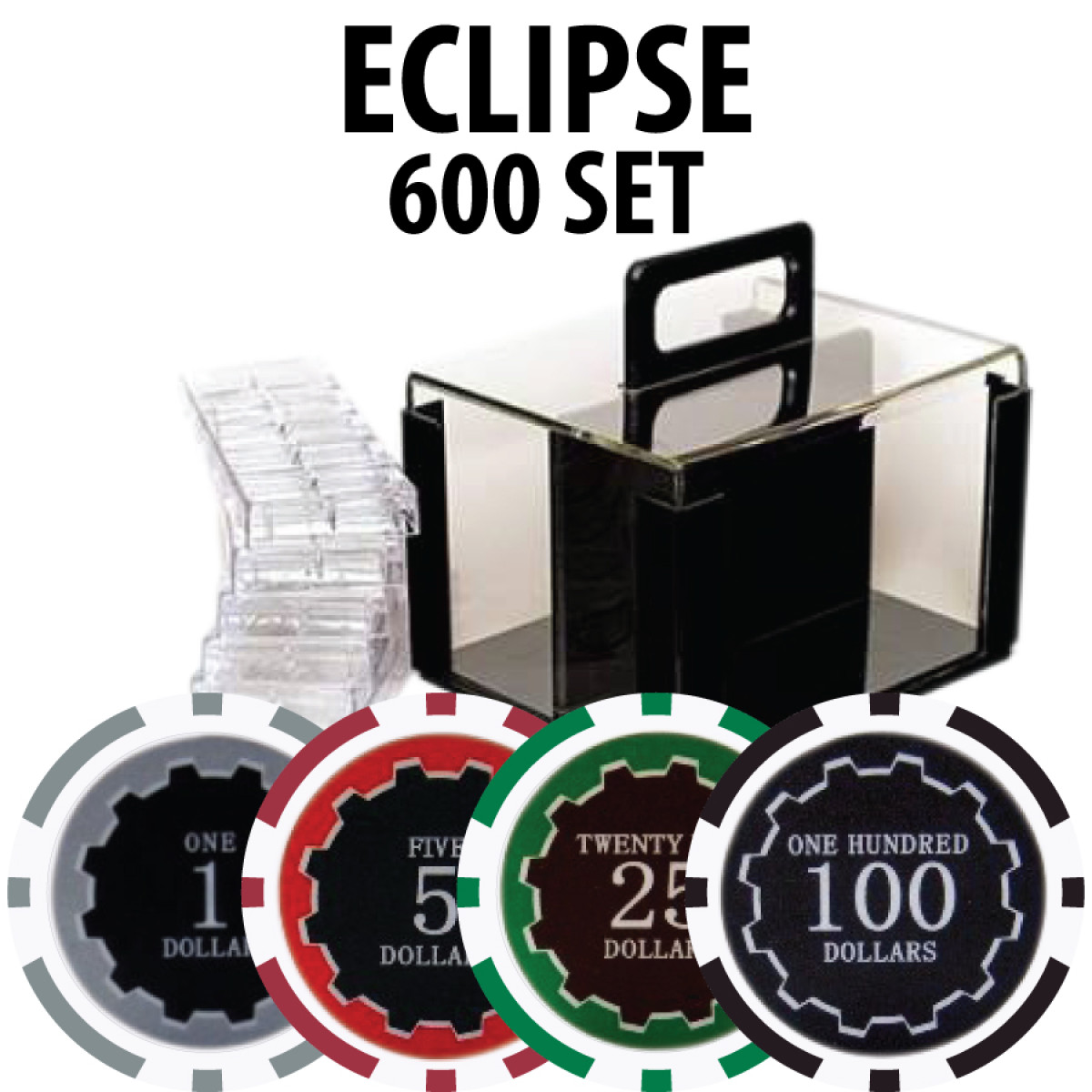 Casino Chip Set | Eclipse Casino Chips | Straight Poker Supplies