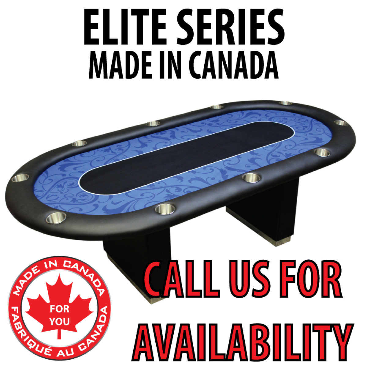 Blue Poker Table | Poker Tables | Straight Poker Supplies