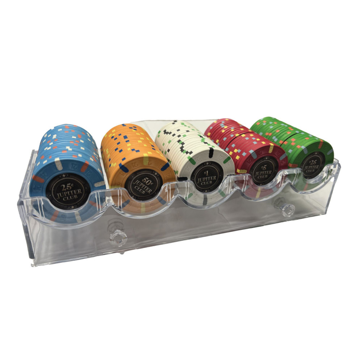 Jupiter 43mm True Clay Poker Chips | New | Straight Poker Supplies