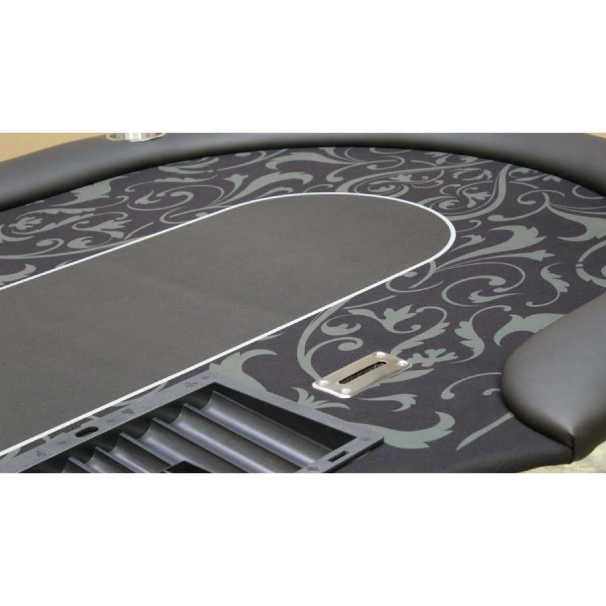 Black Elite Poker Table | Poker Tables | Straight Poker Supplies