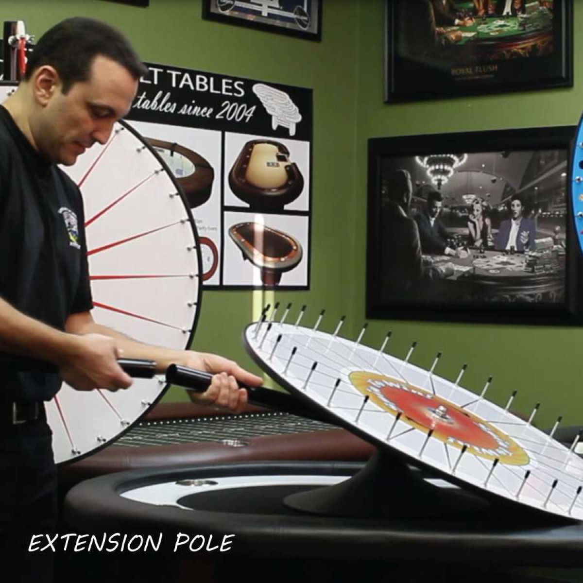 Pocket Prize Wheel | Custom Prize Wheels | Straight Poker Supplies