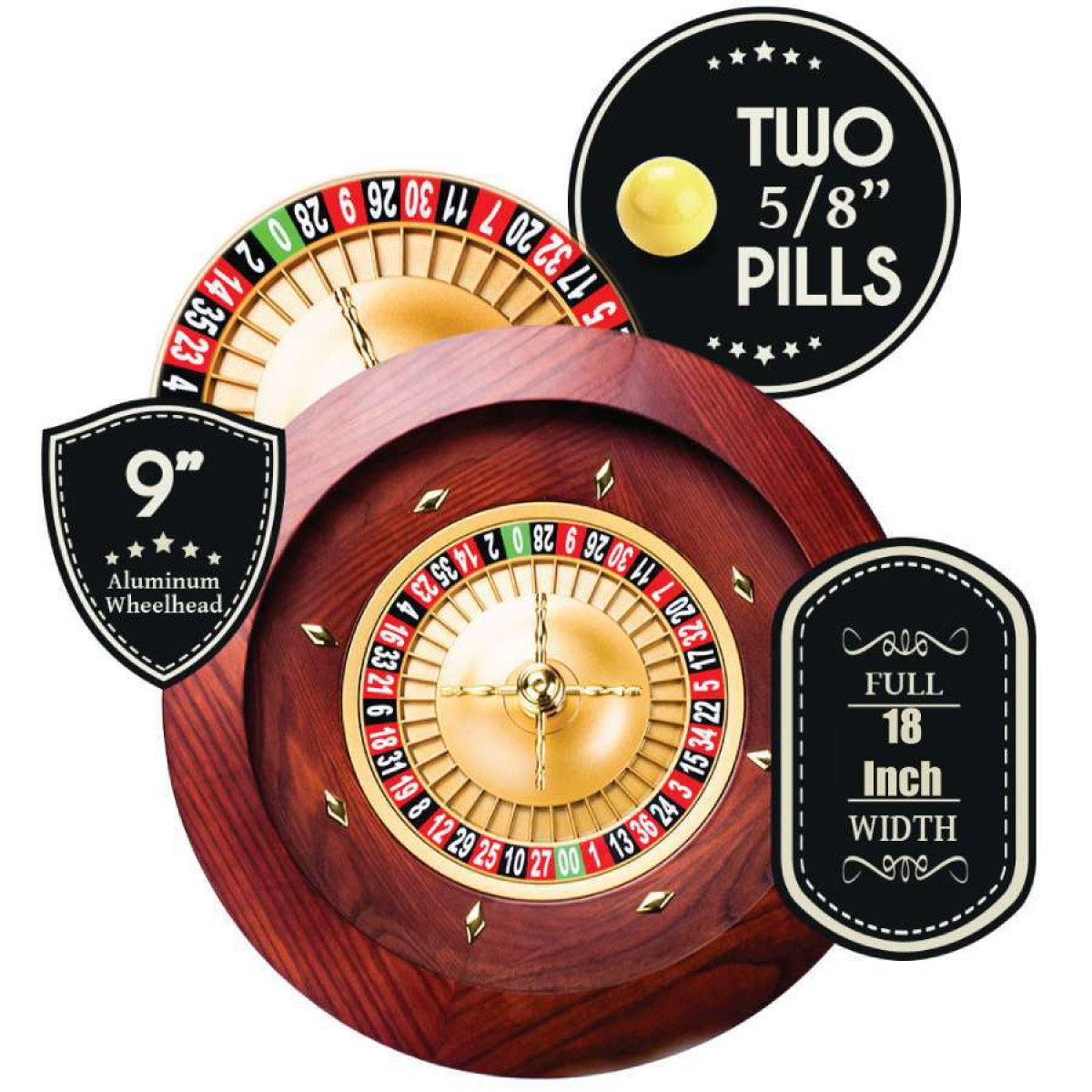 Roulette Wheel | Roulette Supplies | Straight Poker Supplies