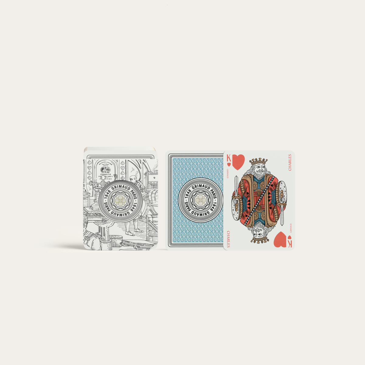 N°200 Dolphin Blue Playing Cards – Luxury Bridge & Poker Deck